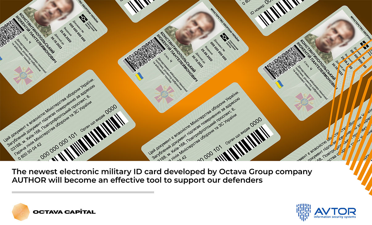 The newest electronic military ID card developed by Octava Group ...